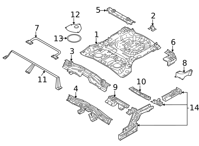 2021-2024 Nissan Rogue Inspection Cover 74848-6RR1A | World OEM Parts ...