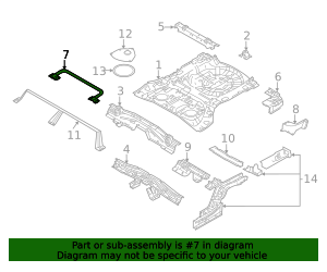 79185-6RA0H - Side Bracket 2021-2025 Nissan Rogue | Nissan Parts ...