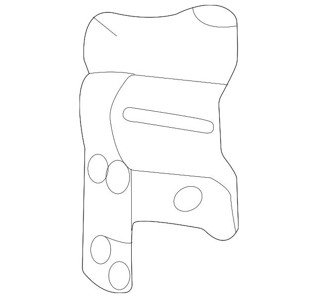 53188-0E010 - Shutter Assembly Mount Bracket 2021-2022 Toyota ...