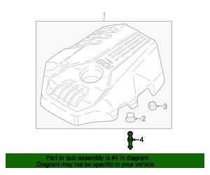 29246-4A000 - Engine Cover Stud 2018-2021 Kia Stinger | Kia.Parts Store