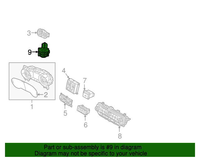 2018-2021 Jeep Ignition Switch 68307356AC | TascaParts.com