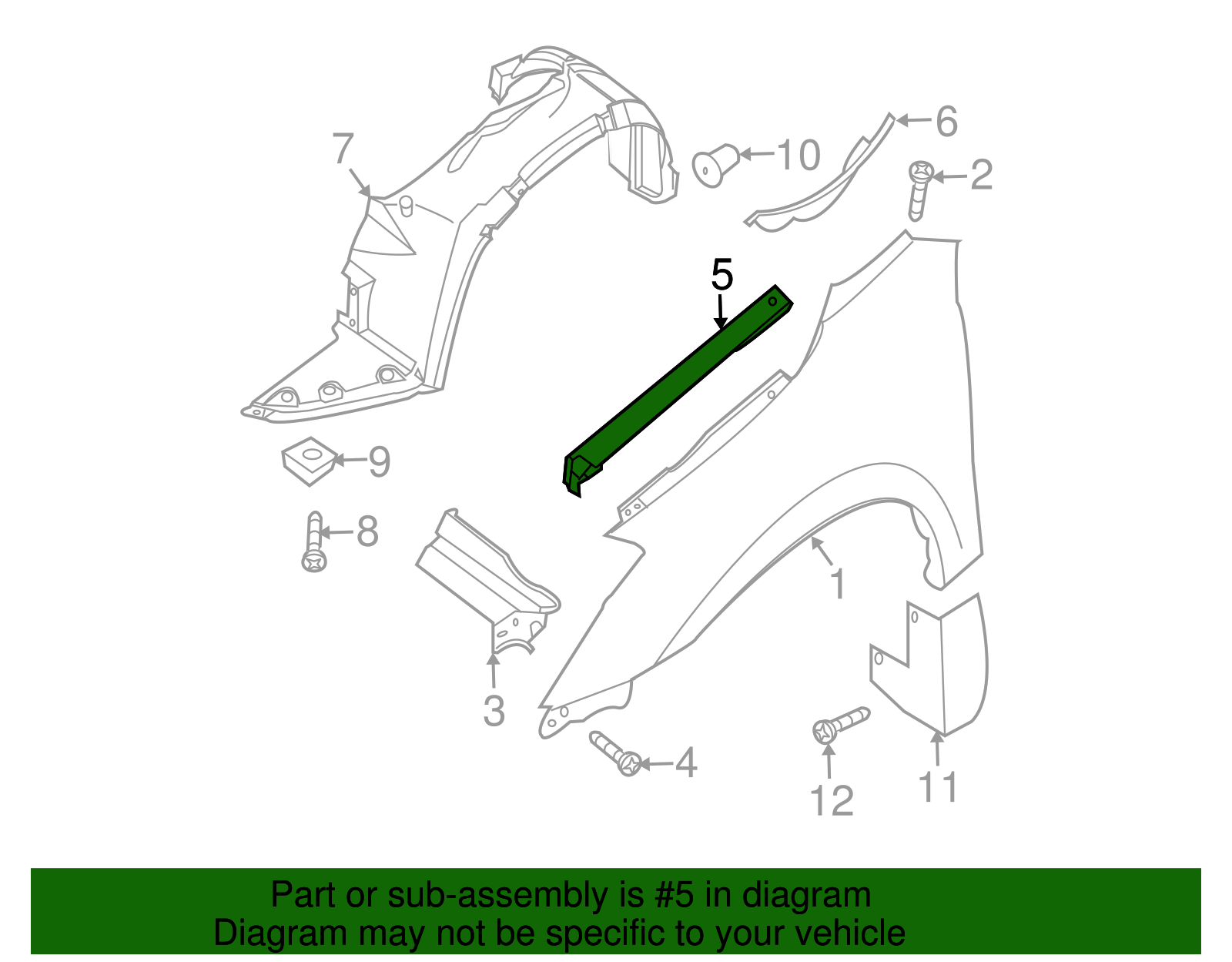 2007-2008 Nissan Altima Seal 65820-JA000 | My Nissan Part