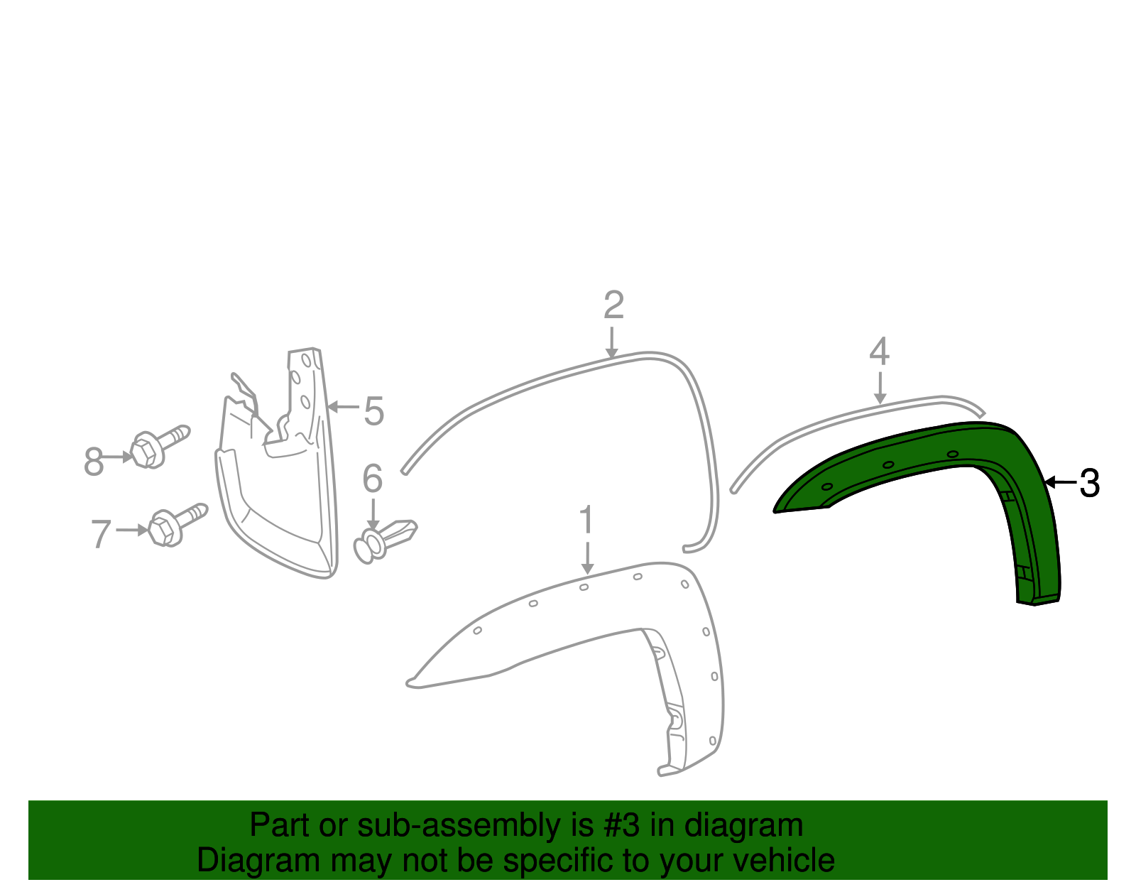 75085-04050-C0 - Flare - 2005-2010 Toyota Tacoma | Lithia Toyota Parts