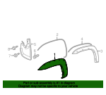 75872-04030 - Wheel Opening Molding - 2005-2015 Toyota Tacoma | OEM ...