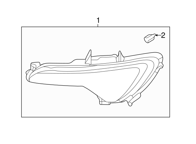 92201-3W000 - Fog Lamp Assembly 2011-2013 Kia Sportage | Kia.Parts Store