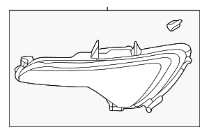 92201-3W000 - Fog Lamp Assembly 2011-2013 Kia Sportage | Kia.Parts Store