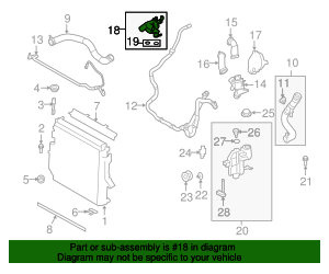 2010-2022 Land Rover Engine Coolant Outlet Flange LR122709 | OEM Parts ...