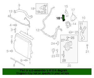 Genuine OEM Outlet Tube Part# LR033994 Fits 2010-2023 Land Rover: Up To ...