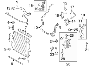 2010-2022 Land Rover Engine Coolant Outlet Flange LR122709 | OEM Parts ...