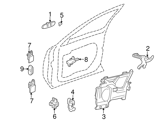 1997-2005 Buick Park Avenue Link Asm,Frt S/D Chk 19244695 | GM Parts Center