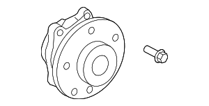 2018-2023 Volkswagen Wheel Bearing and Hub Assembly 5Q0-407-621-F ...
