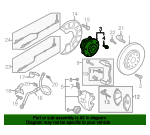 2018-2023 Volkswagen Hub Assembly 5Q0-407-621-F | Volkswagen Parts Denver