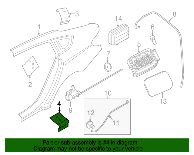 41217275568 - 2010-2017 BMW Reinforced Plate (41-21-7-275-568) | BMW of ...
