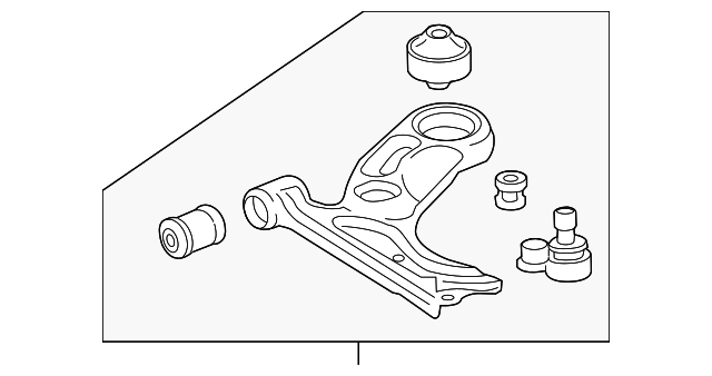 95281651 - Front Driver Side Lower Control Arm 2012-2020 Chevrolet ...