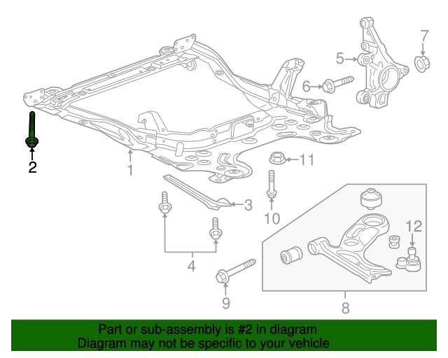 11610474 - Multi-Purpose Bolt 2012-2020 Chevrolet Sonic | Chevrolet ...