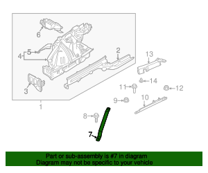 2018-2021 Kia Stinger Front Brace 66872-J5000 | QuirkParts