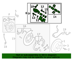 58230-D9750 - Caliper Assembly 2017-2022 Kia Sportage | Kia.Parts Store