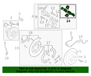 58302-D3A00 - Brake Pads Rear 2016-2022 Kia Sportage | Kia.Parts Store