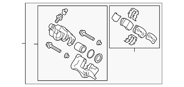 58230-D9750 - Caliper Assembly 2017-2022 Kia Sportage | Kia.Parts Store