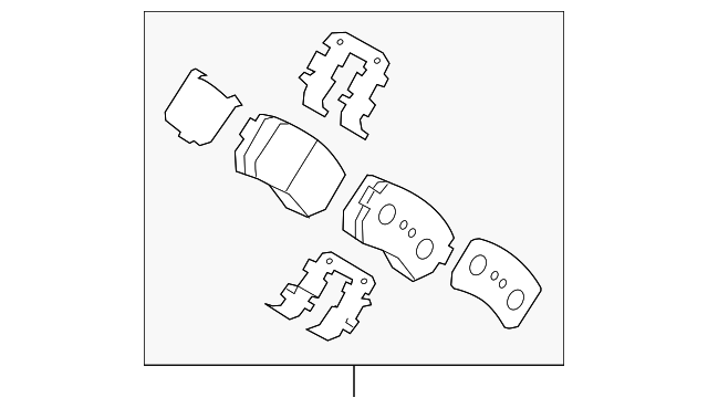 58302-D3A00 - Brake Pads Rear 2016-2022 Kia Sportage | Kia.Parts Store