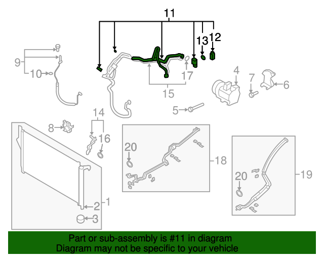 2007-2009 Hyundai Santa Fe Suction Hose 97763-2B300 | OEM Parts Online