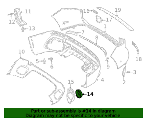 247-885-05-06 - Bumper Cover Spacer Panel 2021-2023 Mercedes-Benz GLA ...