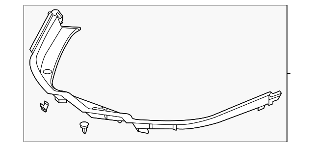84732136 - Front Compartment Front Sight Shield 2020-2023 Chevrolet ...