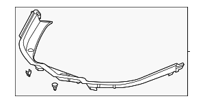 84732136 GM Front Compartment Front Sight Shield | GM Parts Store