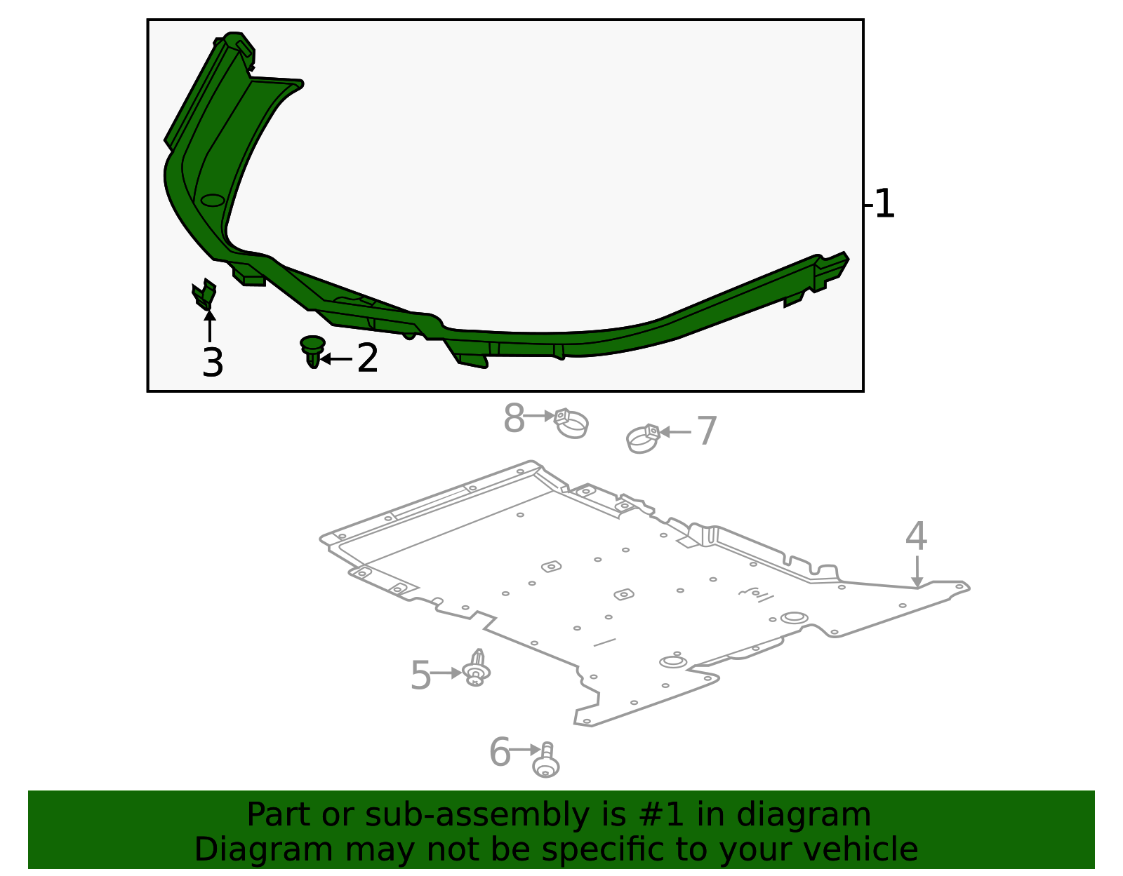 2020-2025 Chevrolet Corvette Front Compartment Front Sight Shield ...