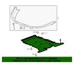 2020-2024 Chevrolet Corvette Front Compartment Insulator 84506343 GM ...