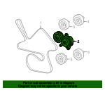 12596250 - Drive Belt Tensioner 2005-2009 GM | Group 1 Auto Parts