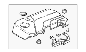 2016-2024 GM Engine Intake Manifold Cover 12687759 GM | GMPartsDirect.com