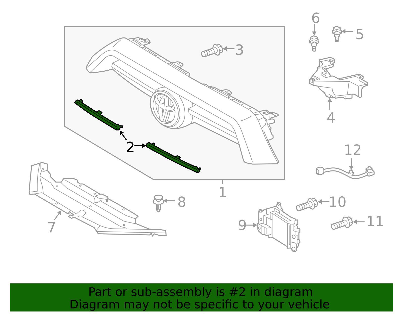 2020-2024 Toyota 4Runner Molding 53124-35020 | OEM Parts Online