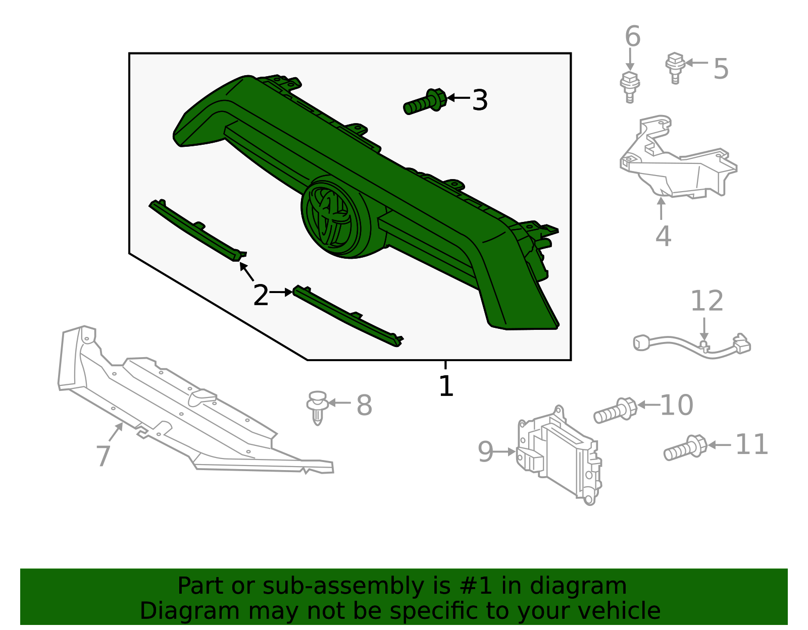 2020-2024 Toyota 4Runner Grille Assembly 53111-35770-C0 | OEM Parts Online