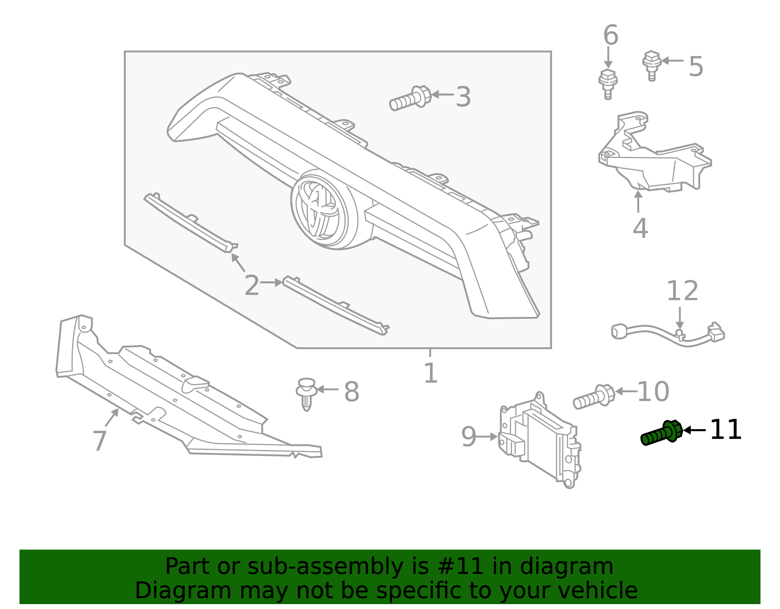 Genuine Toyota Distance Sensor Screw part# 90159-60395 for 2000-2025 ...