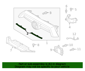 2020-2024 Toyota 4Runner Molding 53124-35020 | OEM Parts Online