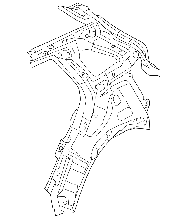 71503-G5C00 - Quarter Panel 2017-2021 Kia Niro | Kia.Parts Store