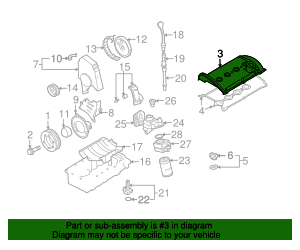 2001-2006 Volkswagen Valve Cover 06A-103-469-AR | OEM Parts Online