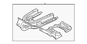 2019-2020 Mazda Rear Rail - Driver's Side (LH) BDTS-54-390 | TascaParts.com