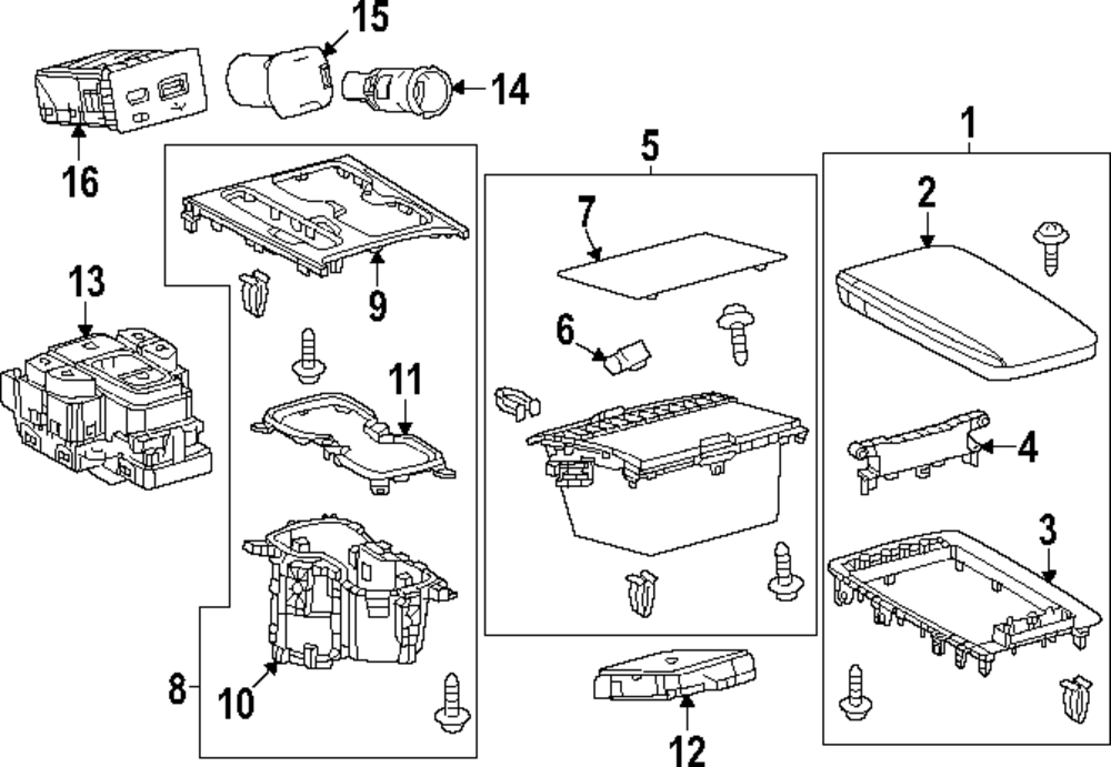 2023-2025 Lexus Armrest Door 58905-0E141-E2 | OEM Parts Online