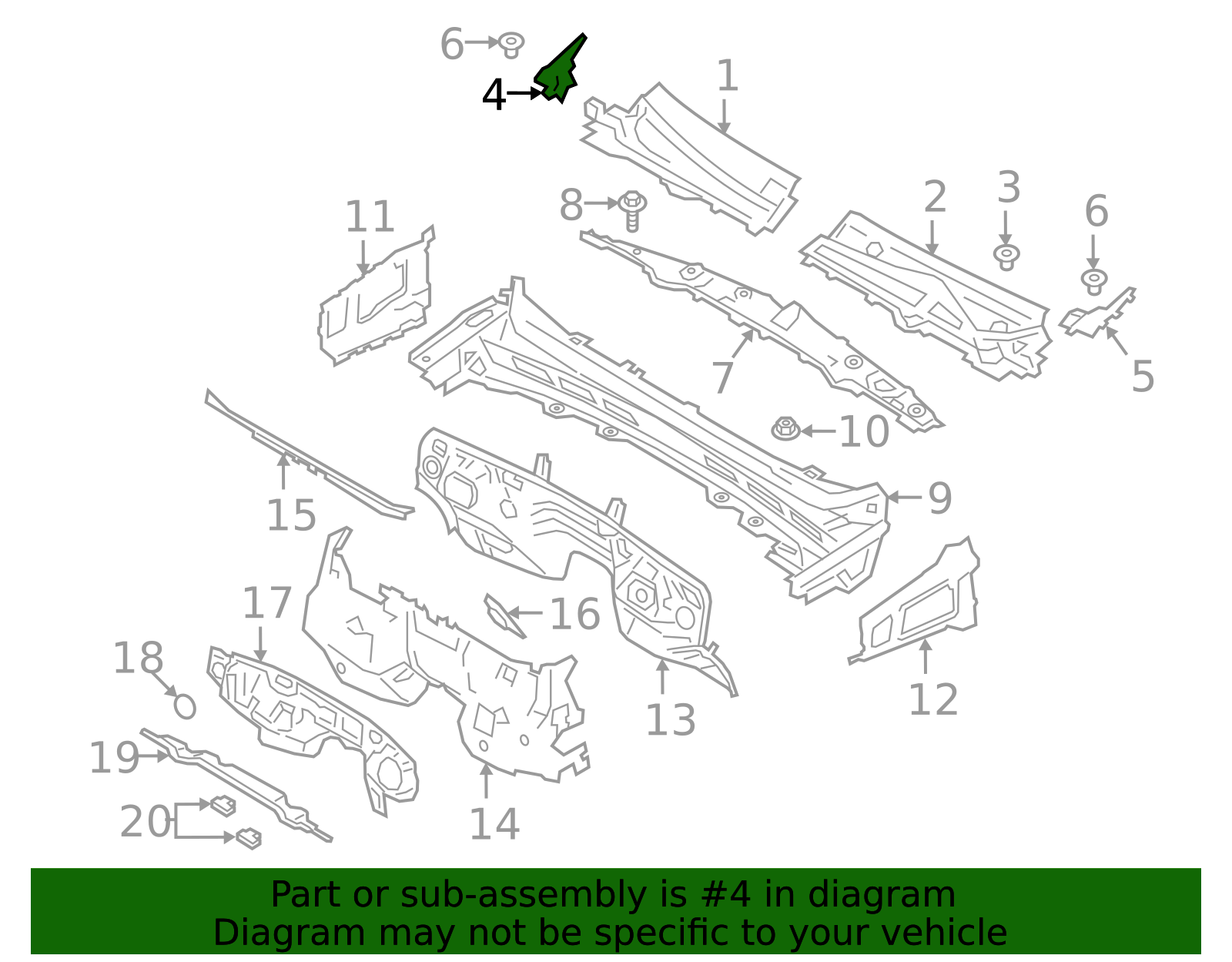 KB3Z-21018A16-A - 2019-2023 Ford Ranger - Grille | My Ford Parts