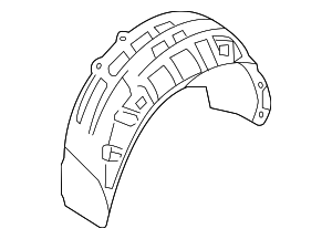 2018-2021 Volkswagen Wheelhouse Liner 5G0-810-971-E | OEM Parts Online