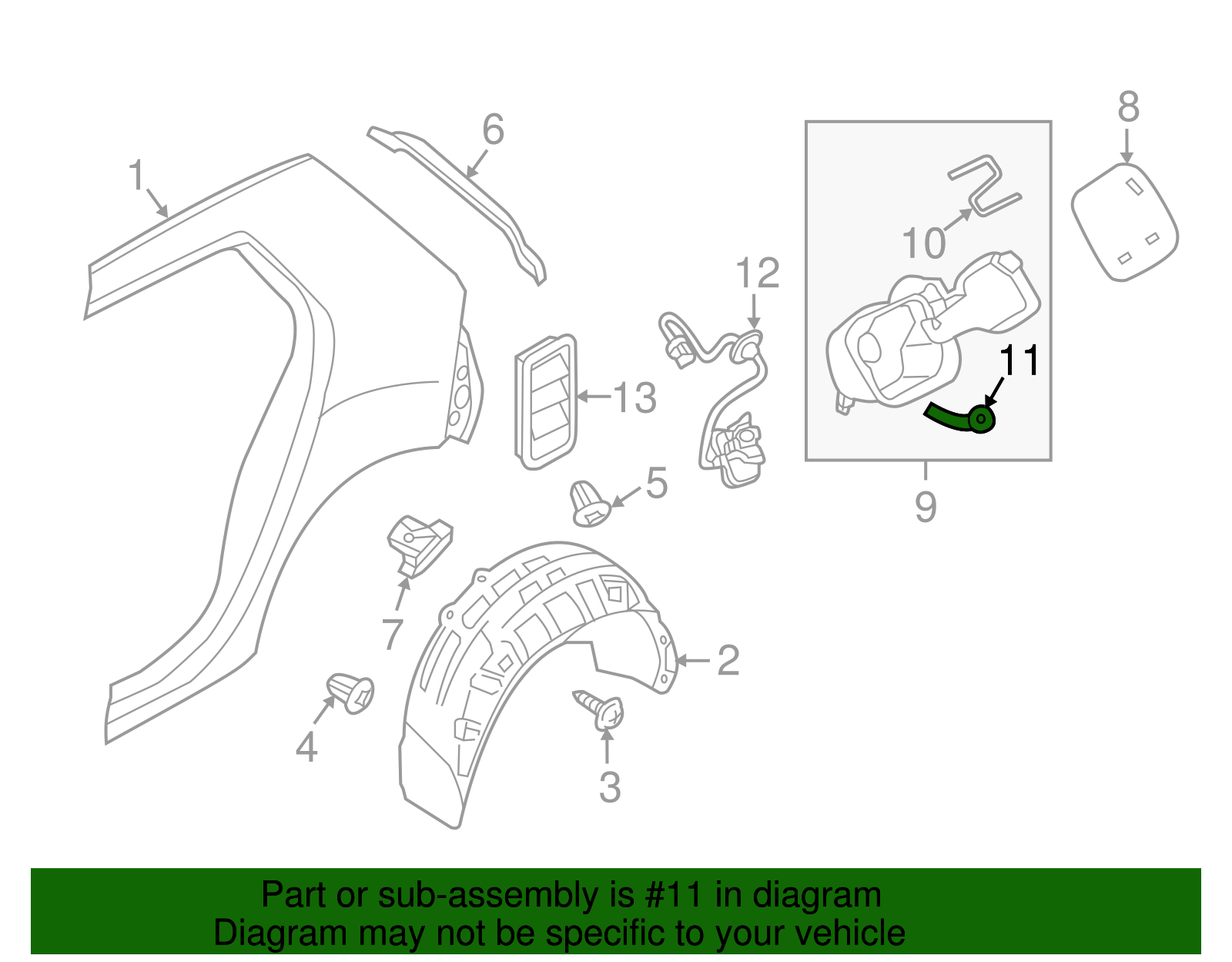 2012-2023 Volkswagen Drain Hose 3AA-809-937 | VW Direct Parts