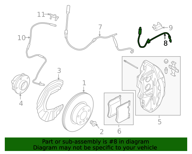 34-32-6-895-385 - Brake Hydraulic Hose 2019-2023 BMW | AutoNationParts.com