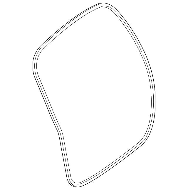 166-740-03-78 - Weatherstrip 2013-2019 Mercedes-Benz | Mercedes-Benz ...
