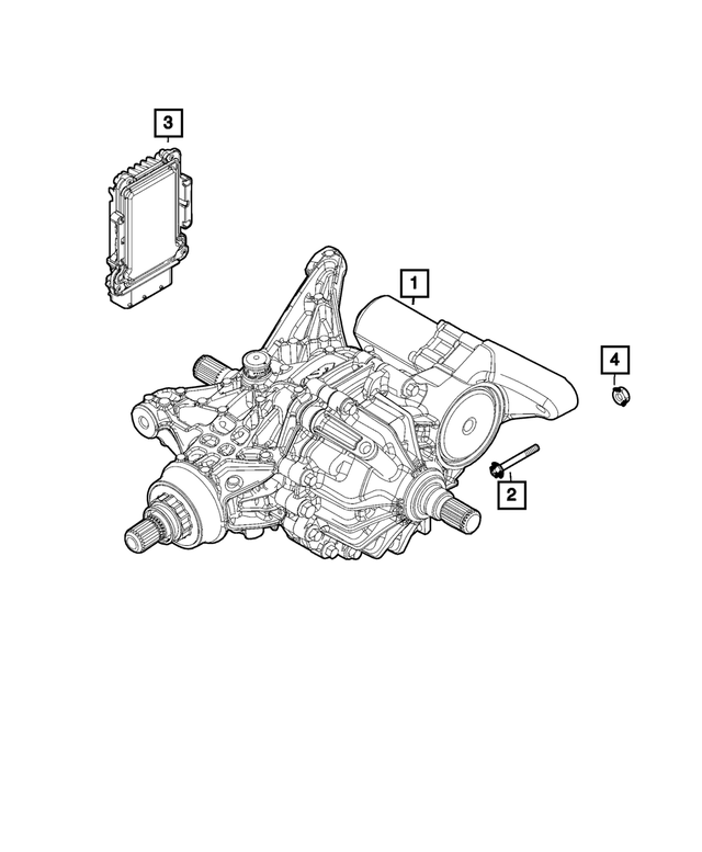 2016-2018 Fiat 500X Awd Driveline Module 68247020AC | AutoNationParts.com