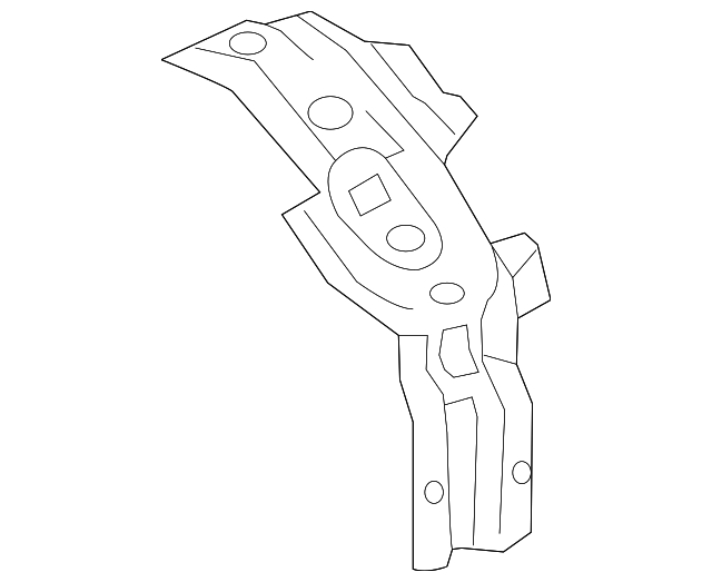 2019-2025 Toyota Inner Reinforced 53703-0R030 | Toyota Parts Center