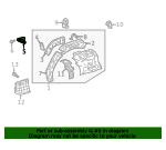 2019-2024 Toyota Front Extension 53836-0R040 | Toyota Parts Center