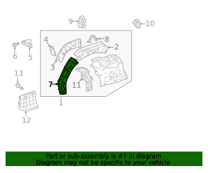 53708-0R030 - Apron Reinforced - 2019-2021 Toyota | OEM Genuine Toyota ...