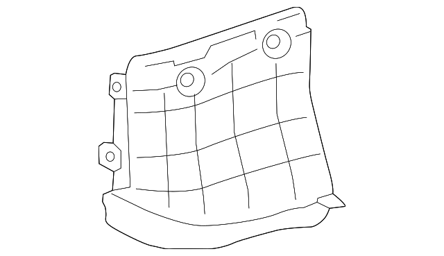 53737-0R010 - Inner Cover - 2019-2024 Toyota | OEM Genuine Toyota Parts